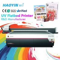 China High Speed 6m2 Per Hour UV Flatbed Printer For Fabric Acrylic Tile for sale