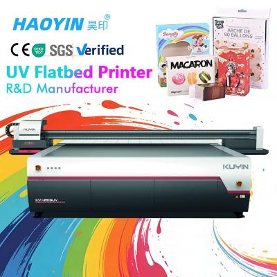 China High Speed 6m2 Per Hour UV Flatbed Printer For Fabric Acrylic Tile for sale