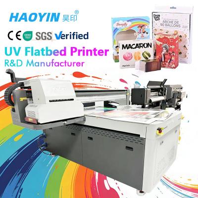 China CMYK White Varnish Frosted UV DTF Printing Machine for Textured Finishes for sale