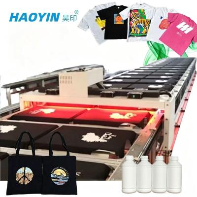 China Multi Station Direct To Garment Printing Equipment 40cm Print Width for sale