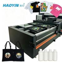 China Master Dark Garment Printing with CMYKORGB+White DTG System for sale