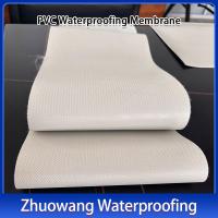 China Heat Resistant White Pvc Roofing / Pvc Single Ply Roofing Membrane Customized for sale