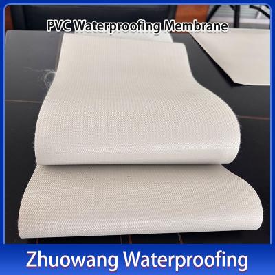 China Heat Resistant White Pvc Roofing / Pvc Single Ply Roofing Membrane Customized for sale