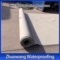China PVC Waterproof Roofing Membrane 1.5mm for Steel Structure Roofs Flame Retardant for sale