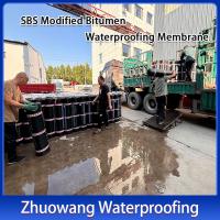 China Flame Activated Sbs Modified Bitumen Roofing Elastic Waterproof Material For Flat Roof Repair for sale