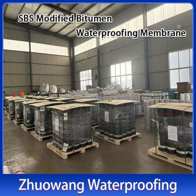 China 3-5mm Torch Applied SBS Waterproof Membrane Polyester Base Asphalt Waterproof Material for sale