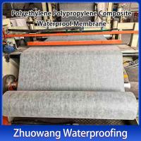 China High Strength Polypropylene Waterproof Membrane 0.6mm 1.5m Roll for Roof Bathroom for sale