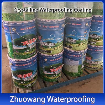 China Cementitious Crystalline Waterproof Coating for Bridges Roads 20kg 25kg Powder for sale