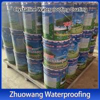 China Water Based Crystalline Waterproof Coating 20kg 25kg Cement Based for Tunnels Reservoirs for sale