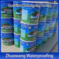 China Cementitious Crystalline Waterproof Coating 20kg 25kg Non Toxic for Swimming Pools for sale