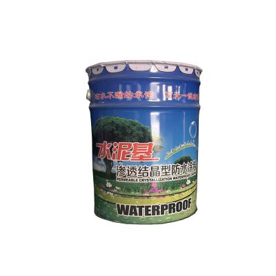 China Crystalline Cementitious Waterproof Coating 20kg Barrel for Dams and Reservoirs for sale