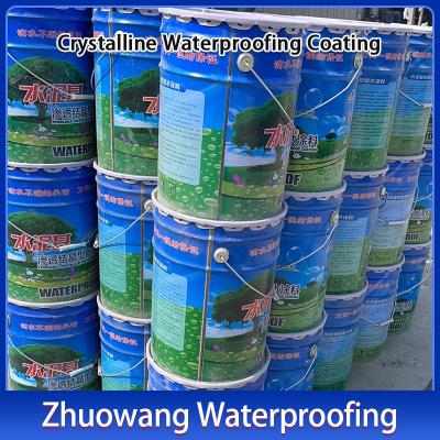 China Cement-based Crystalline Waterproof Coating Type I 20kg Barrel for Industrial and Civil Buildings for sale