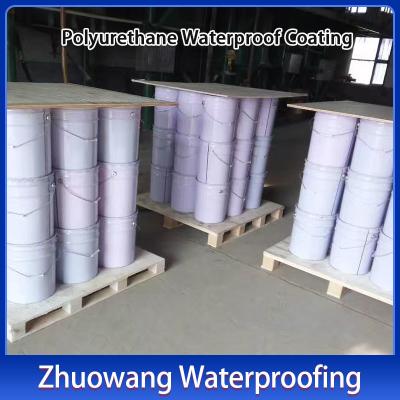 China Anti Leakage Polyurethane Waterproofing Coating 20kg Barrel 85% Solid Content for Walls Roofs Bathrooms for sale