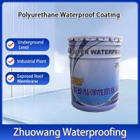 China Polyurethane Waterproof Coating 20kg Barrel Moisture Curing for Walls Roofs Bathrooms for sale