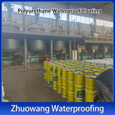 China Qilu Zhuowang Single Pack Polyurethane Waterproof Coating 20kg for Wall Roof and Bathroom for sale