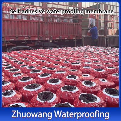 China Self Adhesive Asphalt Waterproof Membrane 1.5mm 1000mm for Roof Anti Seepage Civil Construction for sale