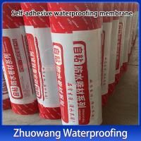 China Uv Resistance Self Adhesive Bitumen Waterproof Membrane Modified Good Elasticity for sale