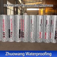 China 1.2mm / 1.5mm self adhesive waterproofing membrane Temperature Resistance Range -20℃ To 80℃ for sale