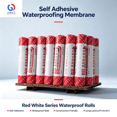 China Cold Application Self-Adhesive Waterproof Membrane with Excellent UV Resistance and High Tensile Strength for Roofing for sale