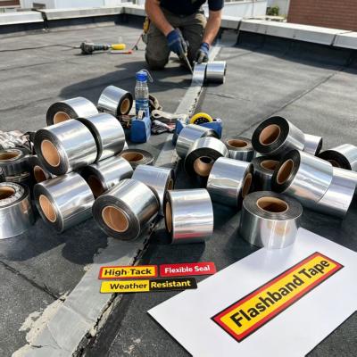 China Self‑Adhesive Bituminous Asphalt Tape, Flexible Waterproof Sealing Tape for Roof Joint Repairs for sale