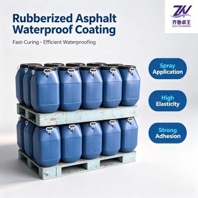 China Rapid Curing Spray-On Bituminous Waterproofing Coating with High Water Resistance for Tunnels and Culverts for sale