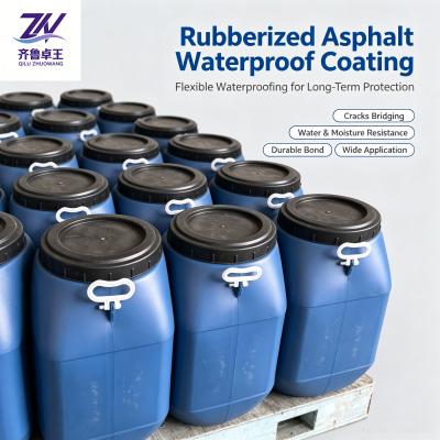 China Spray-On Rapid Curing Rubberized Asphalt Waterproof Coating with High Water Resistance for Tunnels and Culverts for sale