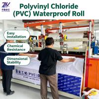 China Flame Retardant PVC Waterproofing Membrane with Heat Aging Resistance and 20+ Years Durability for Roofing and Basements for sale