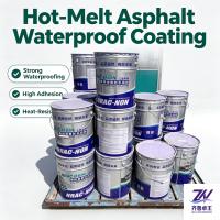 China Hot-melt Asphalt Waterproof Coating with Seamless Integral Waterproof Layer, Excellent Adhesion, and Superior Durability for Industrial Applications for sale