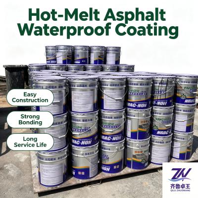 China Hot Melt Bitumen Waterproof Coating with Anti-Aging, High Water Resistance and Seamless Integral Waterproof Layer for Construction Projects for sale