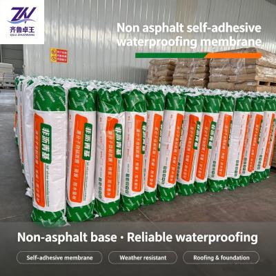 China Pre-Applied Non-Asphalt Polymer Waterproofing Membrane with High Tensile Strength and UV Resistance for sale
