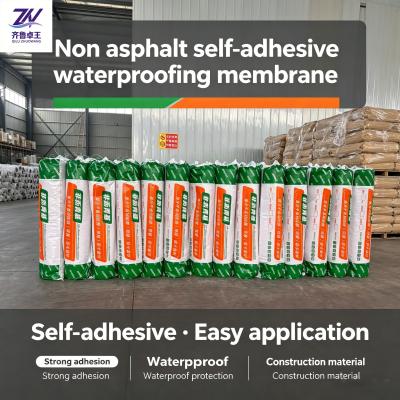 China Pre-Applied Non-Asphalt Polymer Self-Adhesive Waterproofing Membrane with High Tensile Strength and UV Resistance for sale