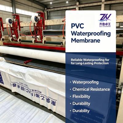 China PVC Roofing Membrane | Polyvinyl Chloride Single Ply Flat Roof Waterproof Membrane for sale