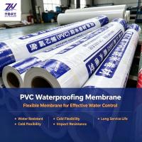 China Reinforced Polyester PVC Membrane, Long Service Life Roof Waterproof Sheet for sale