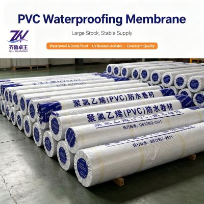 China UV Stabilized PVC Waterproofing Membrane with Superior Resistance to Environmental Degradation for Long Service Life for sale