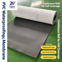 China Hot Air Weldable Anti-Aging PVC Waterproofing Membrane and PVC Waterproof Membrane with 100% Waterproof Performance for sale