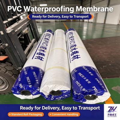 China Heat Aging Resistant Flame Retardant PVC Waterproofing Membrane for Underground Waterproofing Polyvinyl Chloride Waterproof Sheet for sale