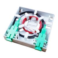 China 86 Type Fiber Face Plate SC LC FTTB FTTH Products FTTX Fiber Optic Terminal Box Fiber Outlet Socket for sale