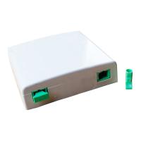 China 86 Type Fiber Face Plate SC LC FTTB FTTH Products FTTX Fiber Optic Terminal Box Fiber Outlet Socket for sale
