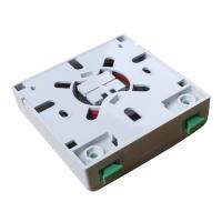 China 86 Type Fiber Face Plate SC LC FTTB FTTH Products FTTX Fiber Optic Terminal Box Fiber Outlet Socket for sale