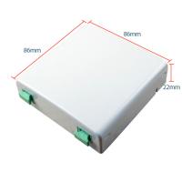 China 86 Type Fiber Face Plate SC LC FTTB FTTH Products FTTX Fiber Optic Terminal Box Fiber Outlet Socket for sale