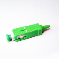 China Green Optic Fiber Fast Connector 0.9mm SC APC Quick Connector for sale