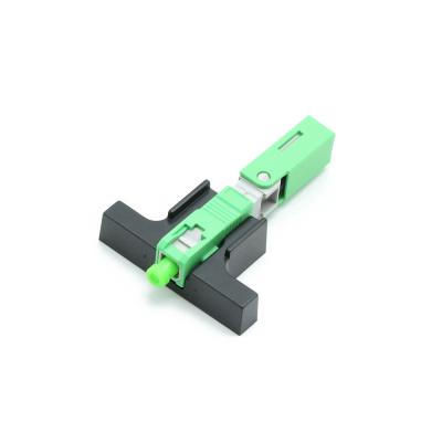 China Ceramic Groove SC APC Fast Connector 53mm T Type Clip Seal for sale