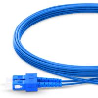 China 2 Cores Duplex Armored Patch Cord SM / MM LC To LC Fiber Optical Jumper Cable G652D G657A1 for sale