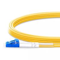 China SC APC To LC UPC SM 9/125 Fiber Optic Patch Cables Yellow LSZH Duplex 2.0mm Fiber Patch Cord for sale