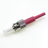 China SM / MM APC ST Fiber Optic Connector Boot Size 0.9mm 2.0mm 3.0mm for sale