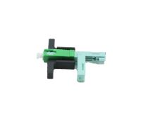 China SC APC UPC Fiber Optic Quick Connector SM Green Blue Field Assembly For FTTH Drop Cable for sale