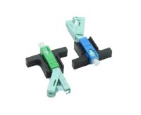 China SC APC UPC Fiber Optic Quick Connector SM Green Blue Field Assembly For FTTH Drop Cable for sale