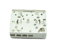 China 4 Port SC LC FTTH Mini Fiber Optic Termination Box Face Plate Wall Mounting for sale
