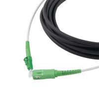 China FTTH Fiber Optic Patch Cable G657A2 SC APC To LC APC 4.5mm SM SX CCA Double Jackets for sale