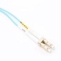 China LC-MTRJ OM3 Zipcord Duplex Patch Cord 2.0 G651 LSZH Aqua Color for sale